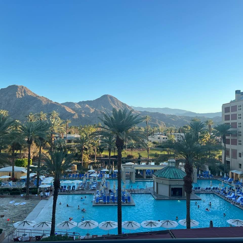 INdian wells pool view from room